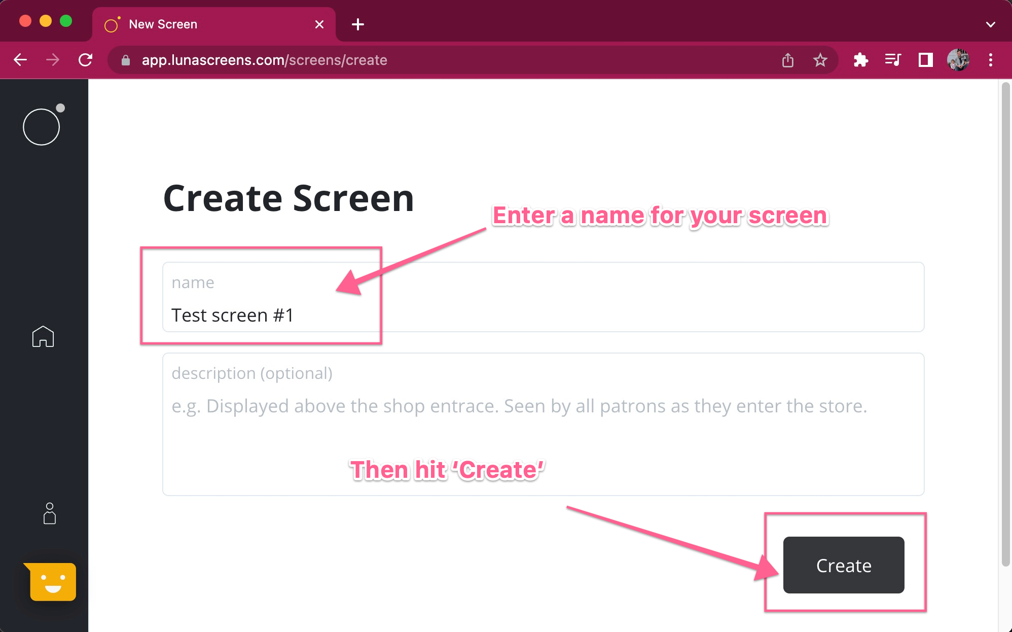 How to pair a screen